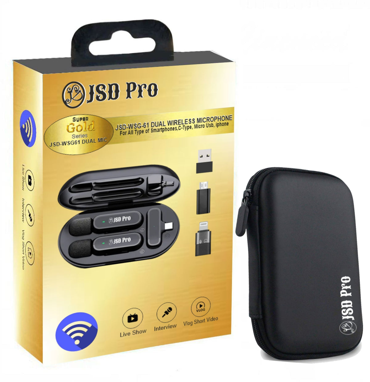 JSD PRO® -JSD-WSG-61 Dual - Super Gold - Compatible with All Type of S — JSD Pro
